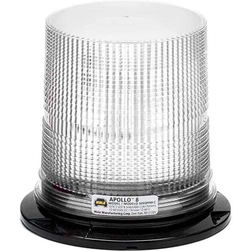 LED Permanent Mount Or 1" Npt Pipe Mount Warning Light, Amber Lens - 0 ...