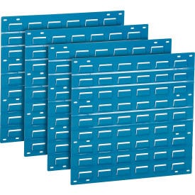 Global Industrial Wall Panel - Louvered - Without Bins 18x19 Blue ...
